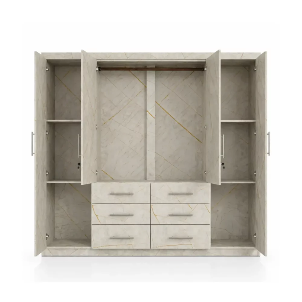 4 Door Mirrored Wardrobe – MW4MRT | MFA Online